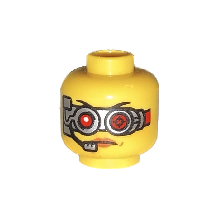 LEGO Yellow Samurai X Head (3626) | Brick Owl - LEGO Marketplace