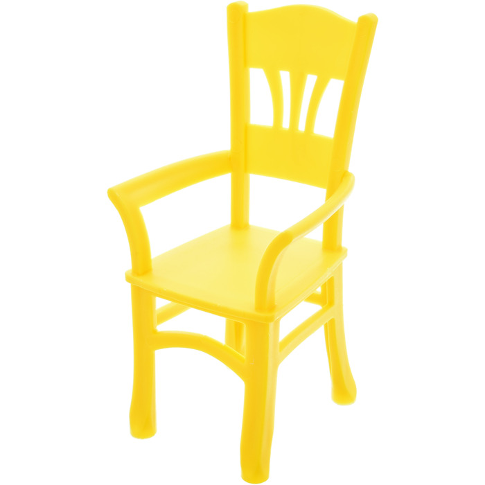 LEGO Yellow Scala Dining Table Chair (6925) | Brick Owl - LEGO Marketplace