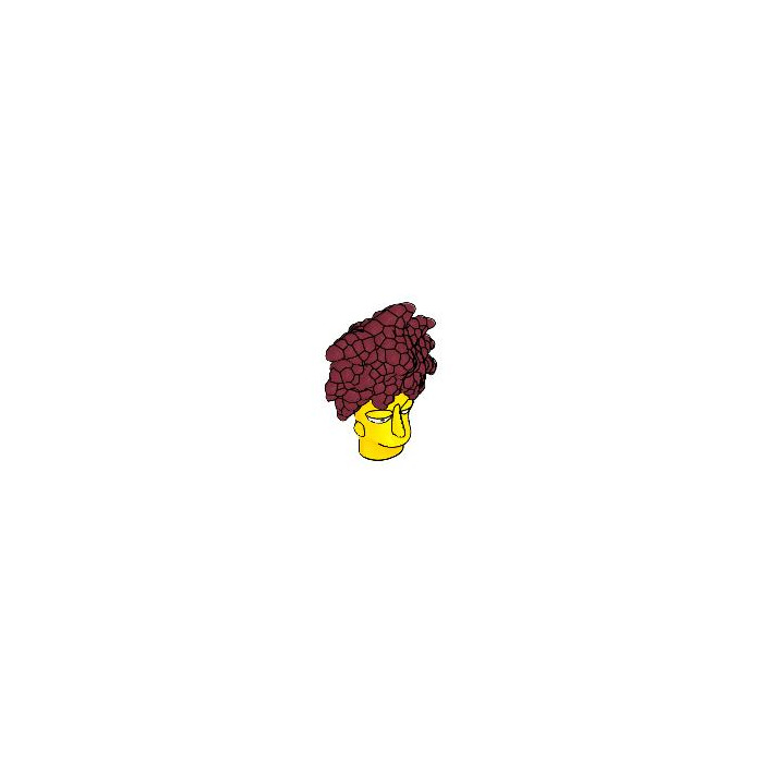 LEGO Yellow Sideshow Bob Head | Brick Owl - LEGO Marketplace