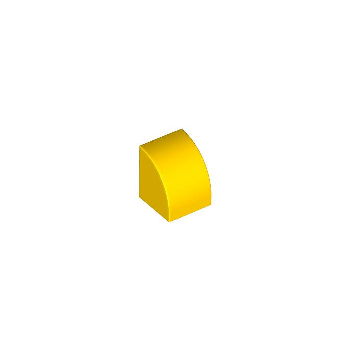 LEGO Yellow Slope 1 x 1 Curved (7126) | Brick Owl