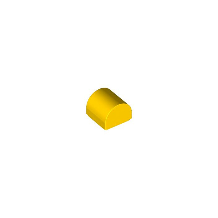 LEGO Yellow Slope 1 x 1 Curved Double (49307) | Brick Owl