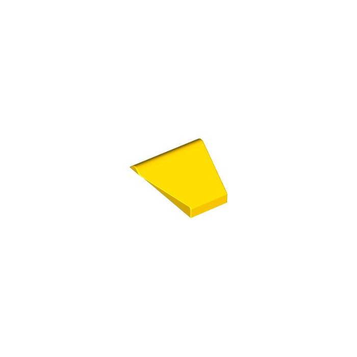 LEGO Yellow Slope 1 x 2 (45°) Double / Inverted with Open Bottom (3049 ...