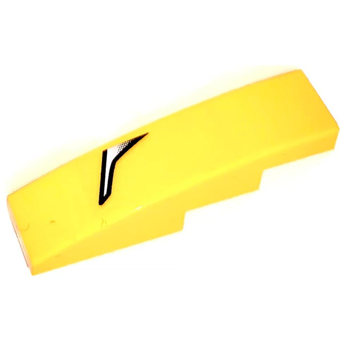 LEGO Yellow Slope 1 x 4 Curved with Headlight part III right Sticker ...