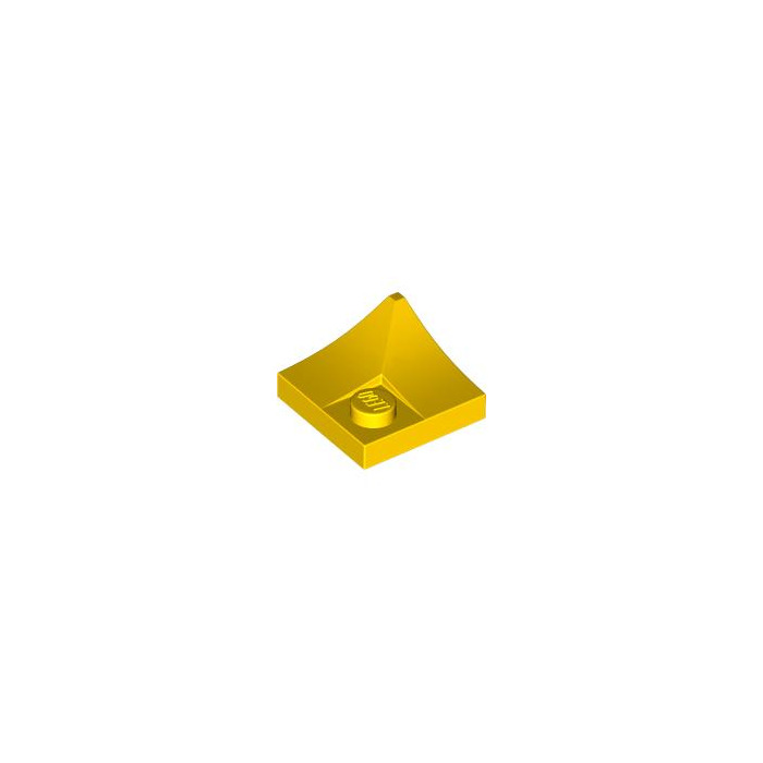 LEGO Yellow Slope 2 x 2 Curved with Corner (4190) | Brick Owl