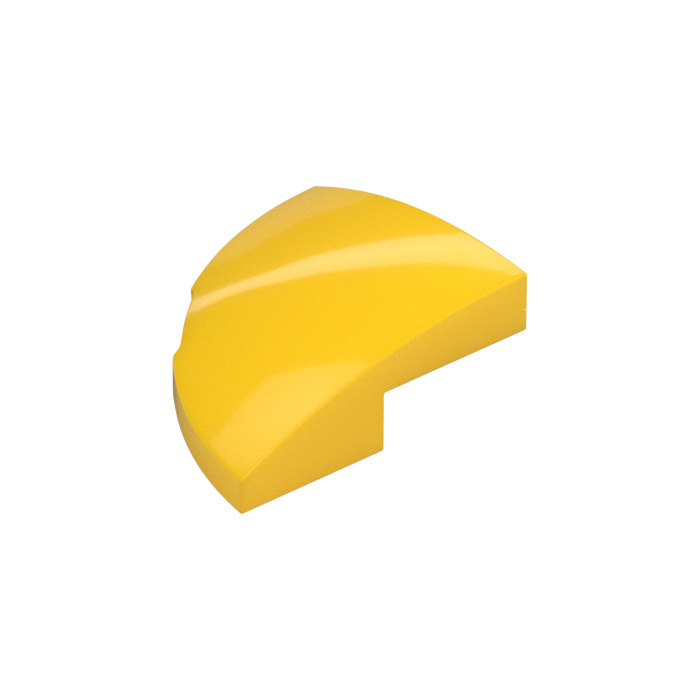LEGO Yellow Slope 2 x 2 x 0.7 Curved Round Quarter (5852) | Brick Owl ...