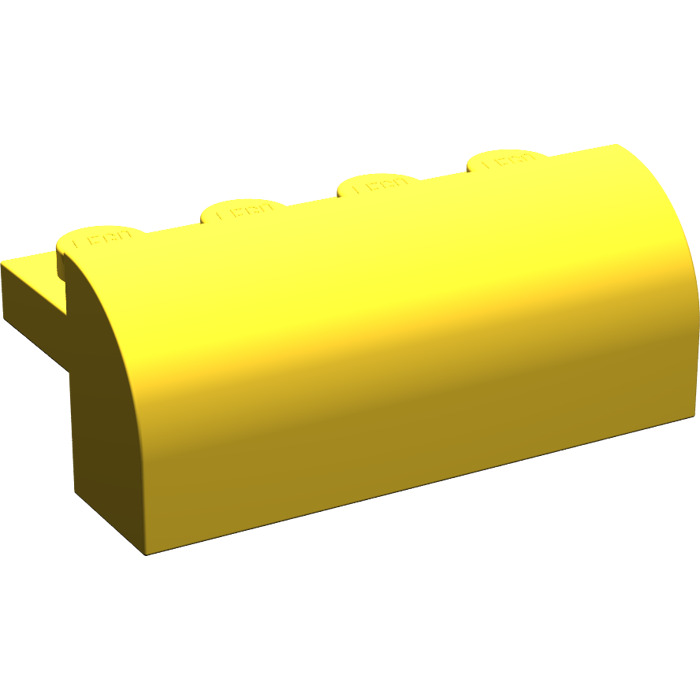 LEGO Yellow Slope 2 x 4 x 1.3 Curved (6081) | Brick Owl - LEGO Marketplace