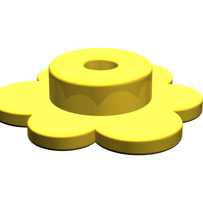 LEGO Yellow Small Flower (3742) | Brick Owl - LEGO Marketplace