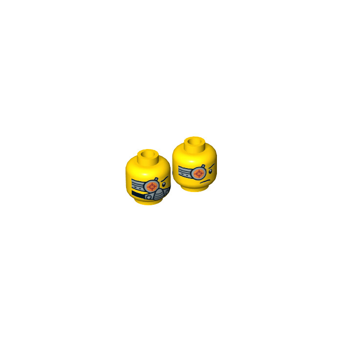 LEGO Yellow Solomon Blaze Head (3626 / 13129) | Brick Owl