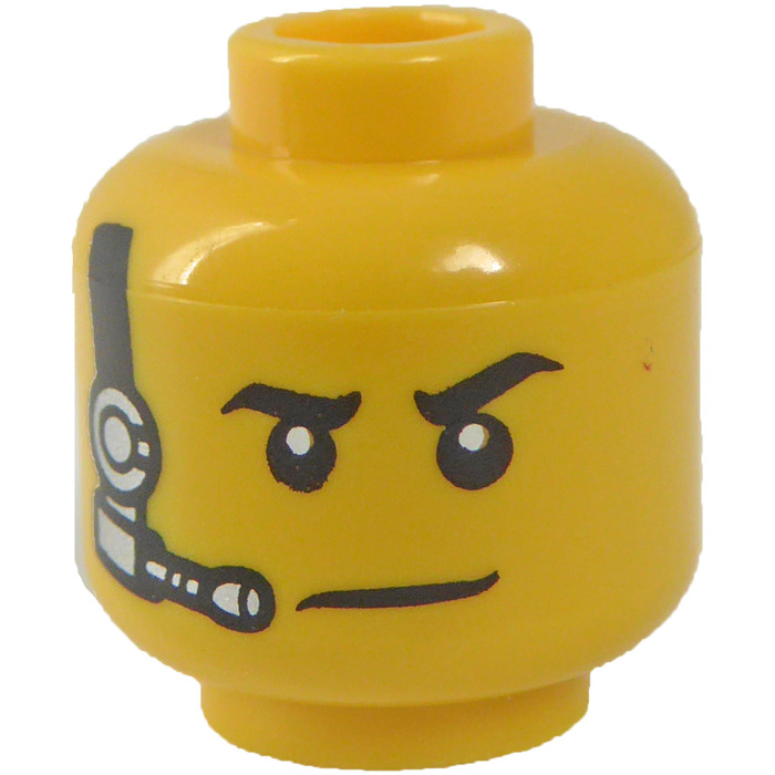 LEGO Yellow Spy Minifigure Head (3626 / 27470) | Brick Owl