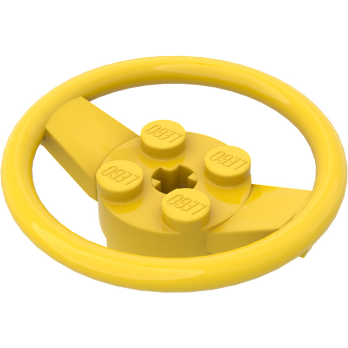 LEGO Yellow Steering Wheel (Large) (67811) | Brick Owl