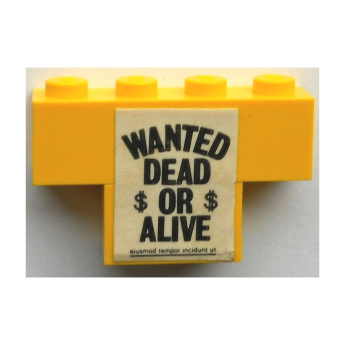 LEGO Stickered Assembly with Wanted Poster Sticker | Brick Owl - LEGO ...
