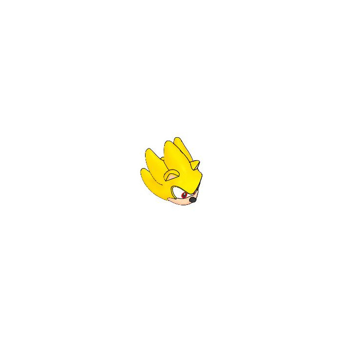 LEGO Yellow Super Sonic the Hedgehog Head (110121) | Brick Owl - LEGO ...