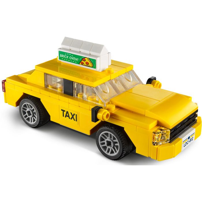 LEGO Yellow Taxi Set 40468 | Brick Owl - LEGO Marketplace