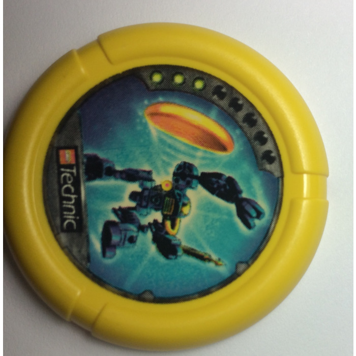 LEGO Yellow Technic Bionicle Weapon Throwing Disc with Scuba / Sub, 3 ...