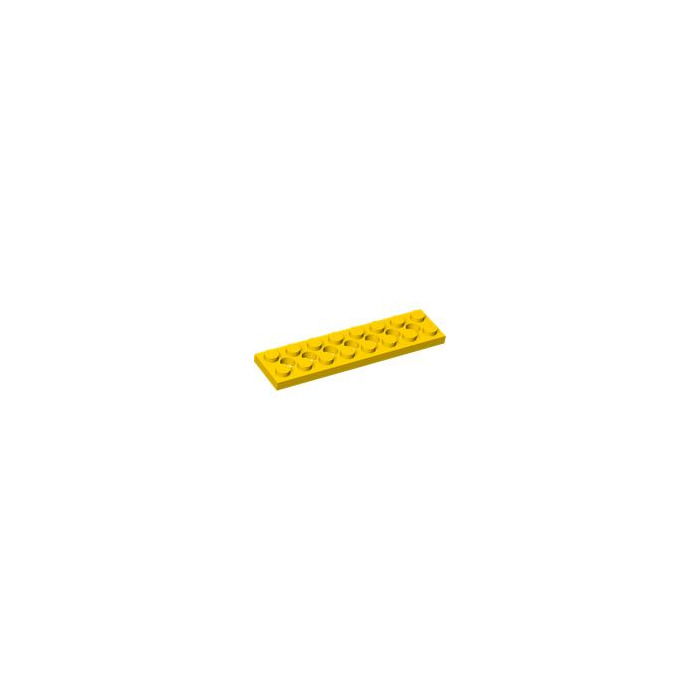 LEGO Yellow Technic Plate 2 x 8 with Holes (3738) | Brick Owl - LEGO ...