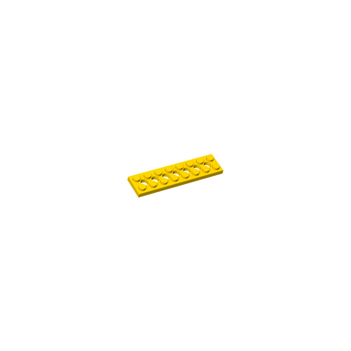 LEGO Yellow Technic Plate 2 x 8 with Holes (3738) | Brick Owl - LEGO ...