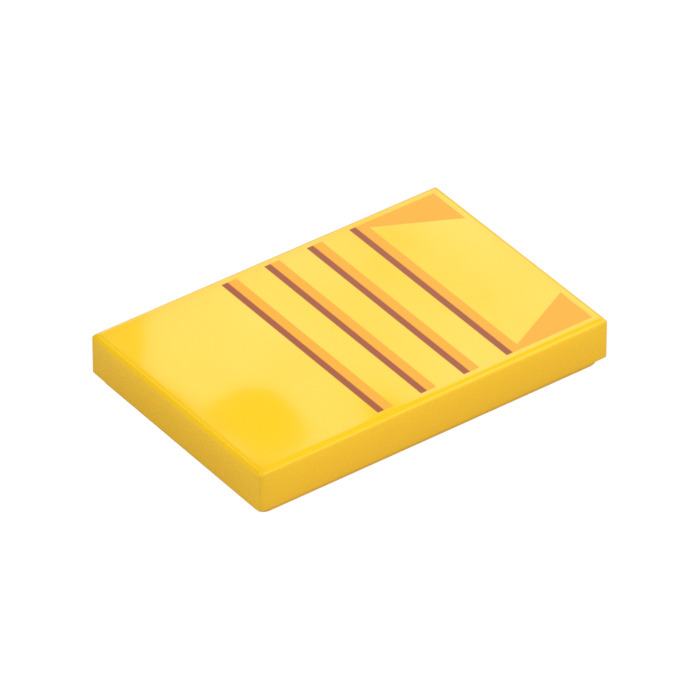 LEGO Tile 2 x 3 with Bumblebee Forehead Crest (26603 / 112230) | Brick ...