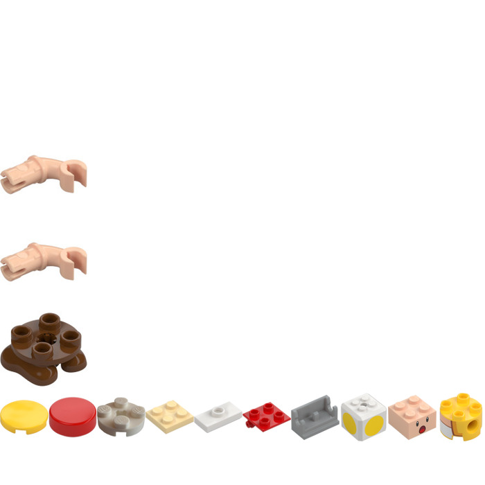 LEGO Yellow Toad with Surprised Face Minifigure | Brick Owl - LEGO ...