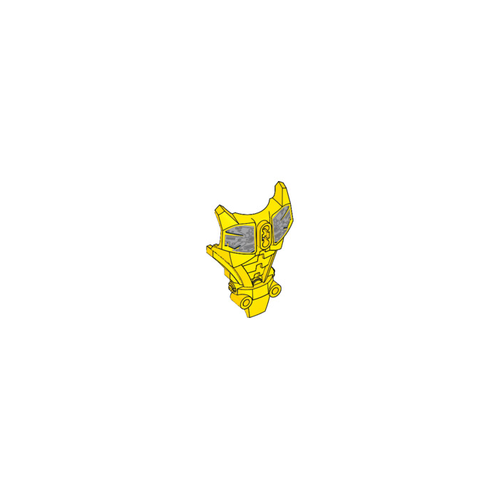 LEGO Yellow Torso Armor with Chest and Hip Holes with Evo Armor (70100 ...