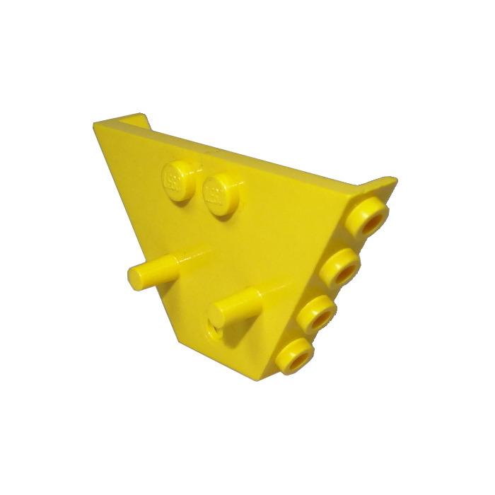 LEGO Yellow Trapezoid Tipper End with Pins (3145) | Brick Owl - LEGO ...