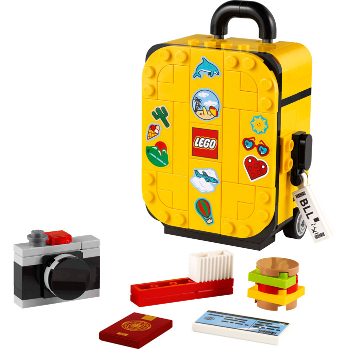 LEGO Yellow Travel Suitcase Set 40817 | Brick Owl - LEGO Marketplace