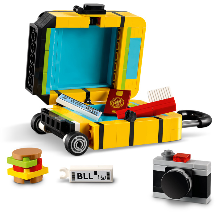 LEGO Yellow Travel Suitcase Set 40817 | Brick Owl - LEGO Marketplace