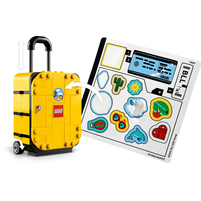 LEGO Yellow Travel Suitcase Set 40817 | Brick Owl - LEGO Marketplace