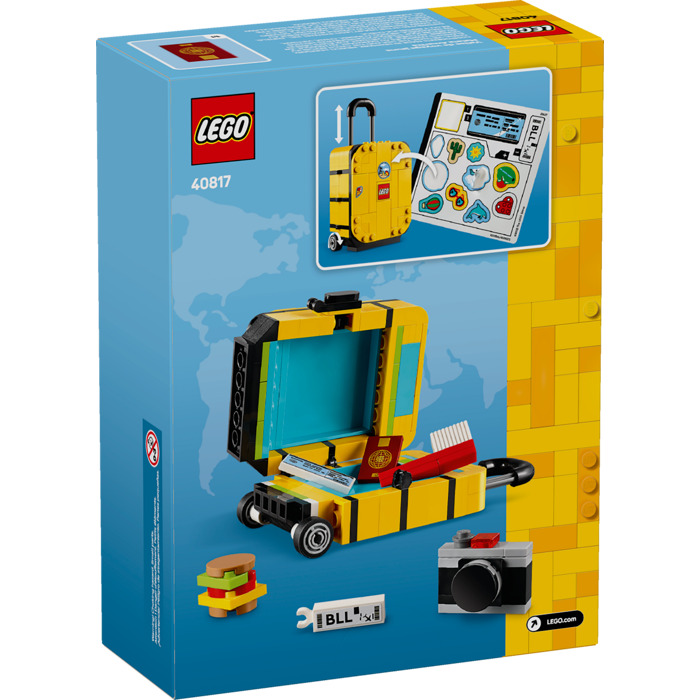 LEGO Yellow Travel Suitcase Set 40817 | Brick Owl - LEGO Marketplace