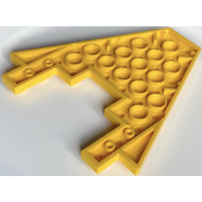 LEGO Yellow Wedge Plate 8 x 8 with 3 x 4 Cutout (6104) | Brick Owl ...