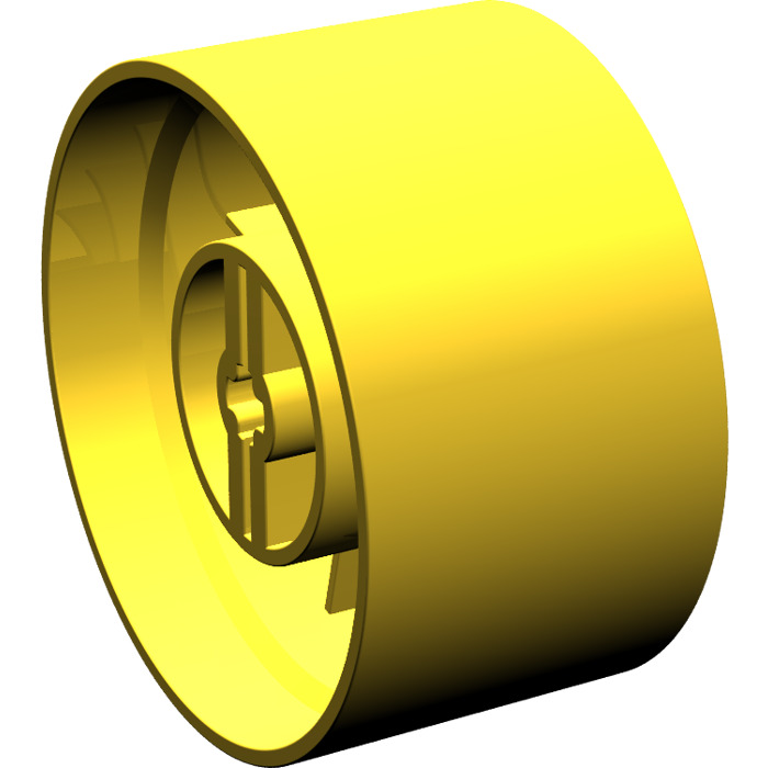 LEGO Yellow Wheel 24 x 43 Technic (3739) | Brick Owl - LEGO Marketplace