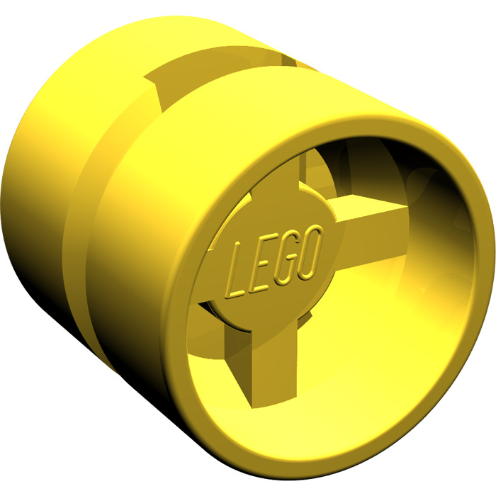 LEGO Yellow Wheel Rim Ø11.5 x 12 Wide with Round Hole (6014) | Brick ...