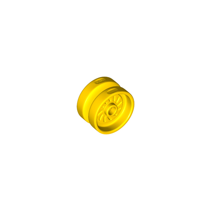 LEGO Yellow Wheel Rim Ø18 x 12 with Axle Hole (18976 / 65192) | Brick Owl