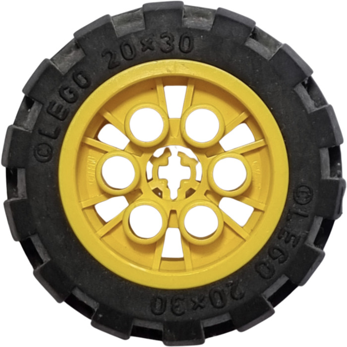 LEGO Wheel Rim Ø20 x 30 Balloon with Tire Ø49.6 x 20 (6582) | Brick Owl
