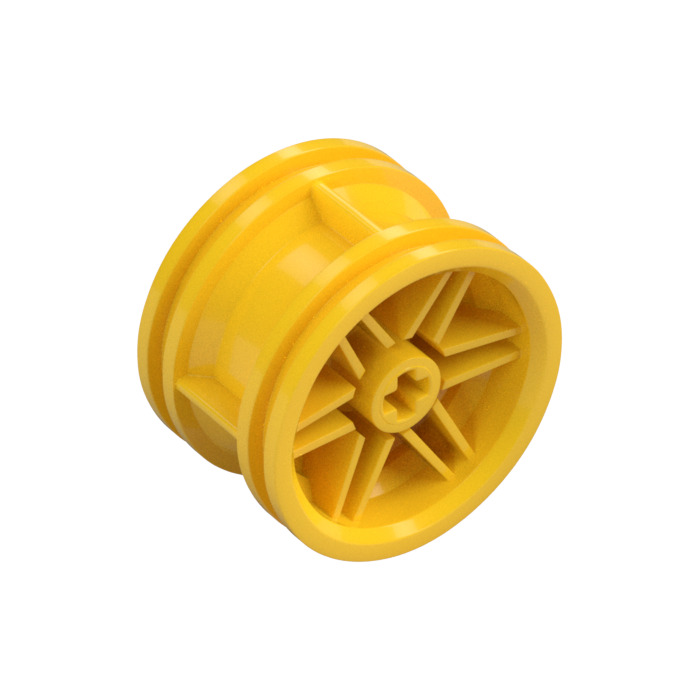 LEGO Yellow Wheel Rim Ø30.4 x 20 with No Pinholes, with Reinforced Rim ...