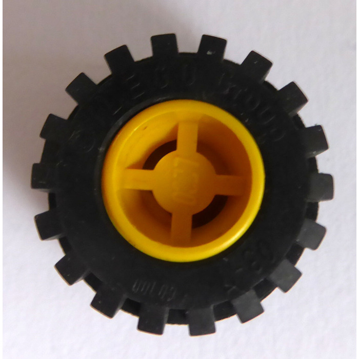 LEGO Wheel Rim Wide Ø11 x 12 with Notched Hole with Tire 21mm D. x 12mm ...