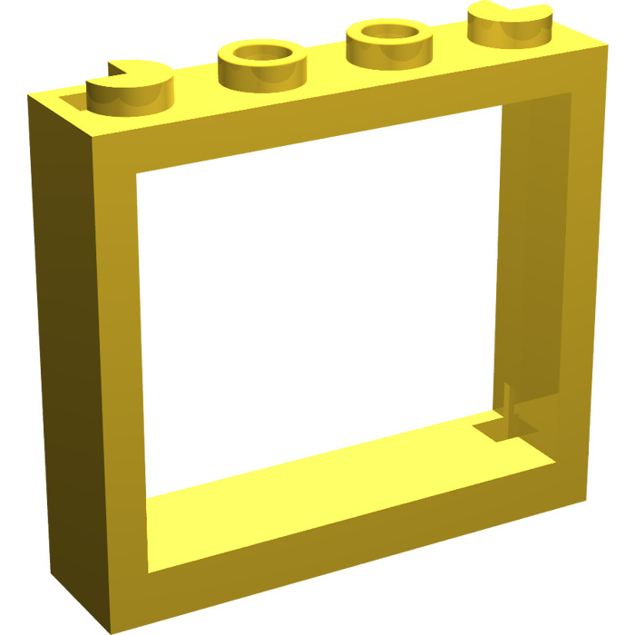 LEGO Yellow Window Frame 1 x 4 x 3 (60594) | Brick Owl - LEGO Marketplace