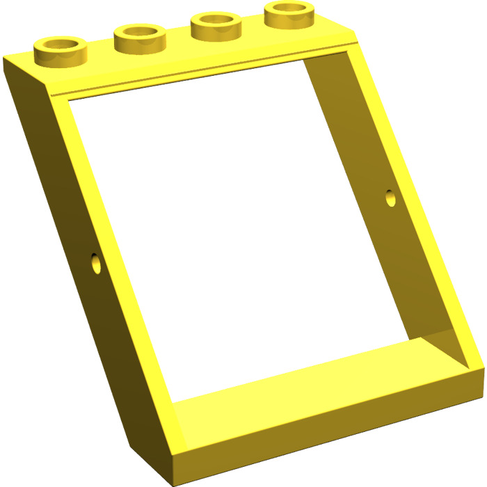 LEGO Amarillo Window Frame 4 x 4 x 3 Roof (4447) | Brick Owl - LEGO ...