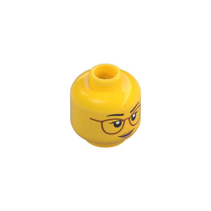 LEGO Yellow Woman in Argyle Sweater Minifigure Head (3626 / 69972 ...