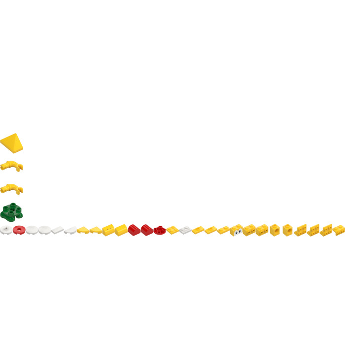 LEGO Yellow Yoshi (Half Circle Tile) Minifigure | Brick Owl - LEGO ...