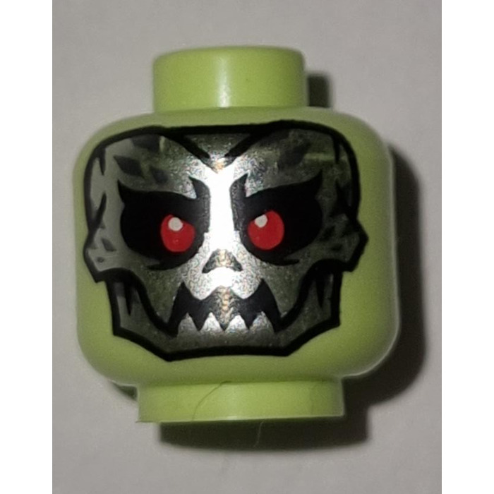 LEGO Yellowish Green Bone King Head (3626 / 101618) | Brick Owl - LEGO ...