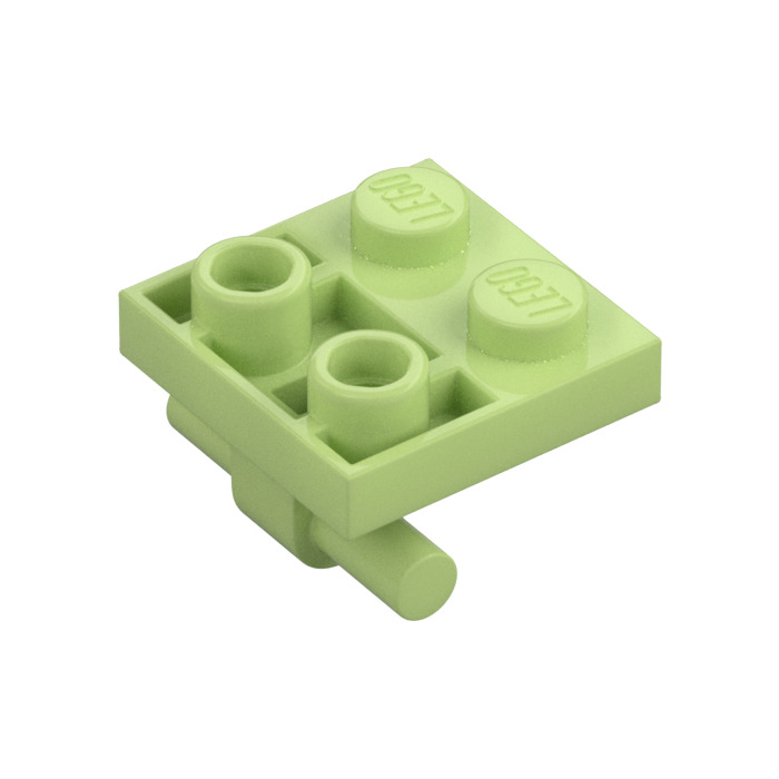 LEGO Yellowish Green Plate 2 x 2 with Bottom Bar (5066) | Brick Owl