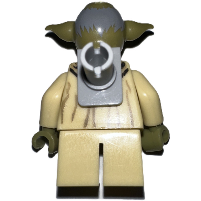 LEGO Yoda with Olive Green Skin and Large Robe Creases with Neck ...