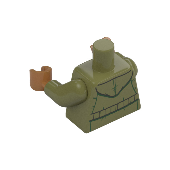 LEGO Young Princess Leia Minifig Torso (973 / 76382) | Brick Owl - LEGO ...