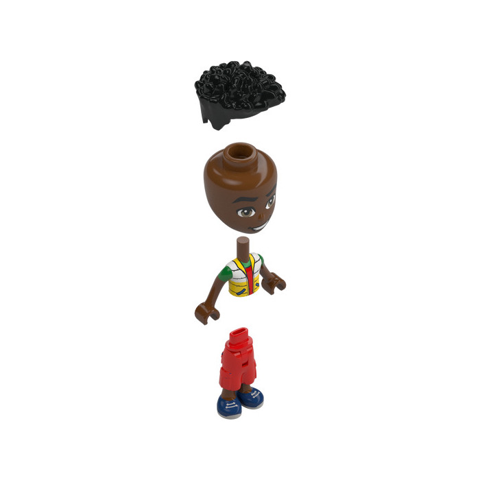 LEGO Zac with White and Yellow Jacket and Red Shorts Minifigure | Brick Owl