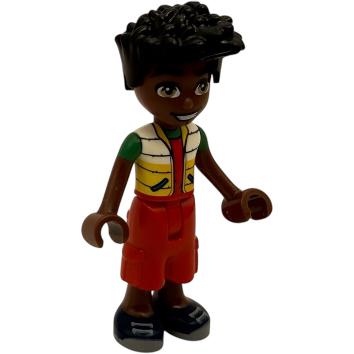 LEGO Zac with White and Yellow Jacket and Red Shorts Minifigure | Brick Owl