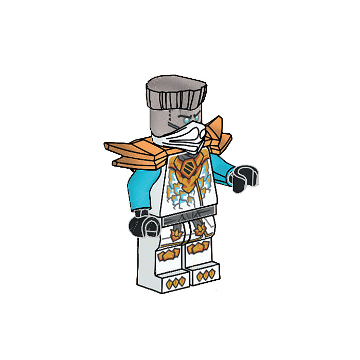 LEGO Zane - Dragons Rising with Dragon Head Tunic Minifigure | Brick Owl