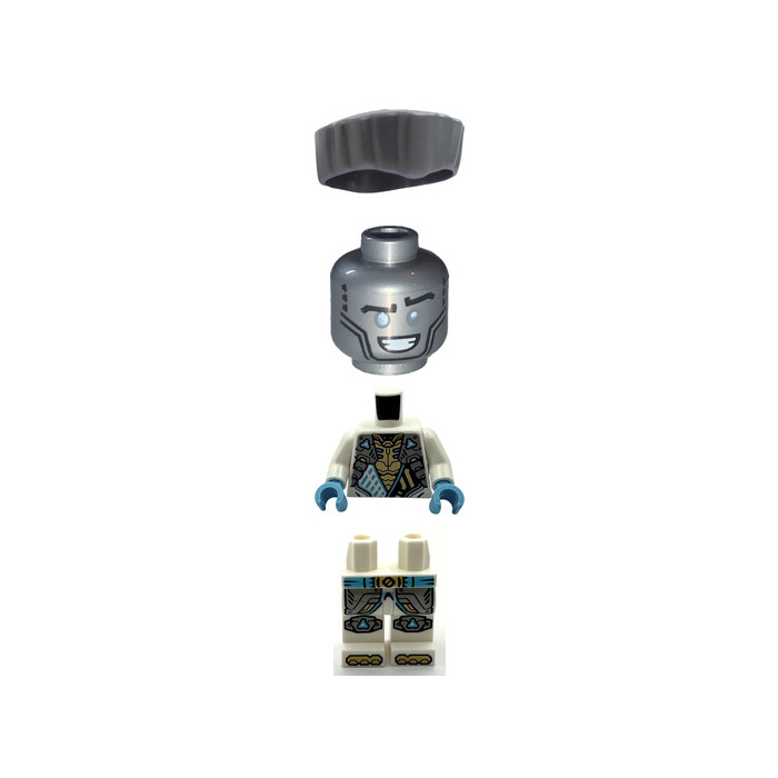LEGO Zane - Dragons Rising with Tunic with Armor with Hair Minifigure ...