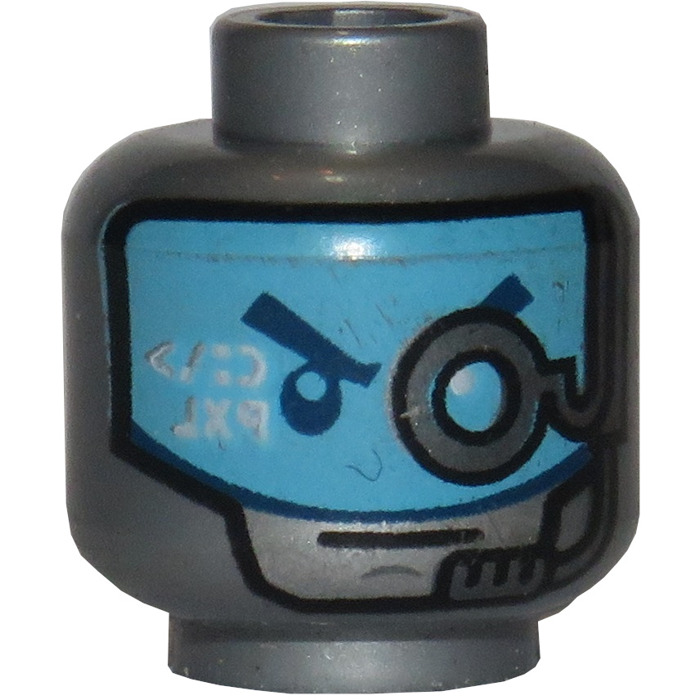 LEGO Zane Head with Scope (3626 / 19299) | Brick Owl - LEGO Marketplace