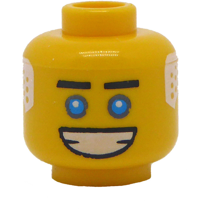 LEGO Zane Minifigure Head (3626 / 34586) | Brick Owl - LEGO Marketplace