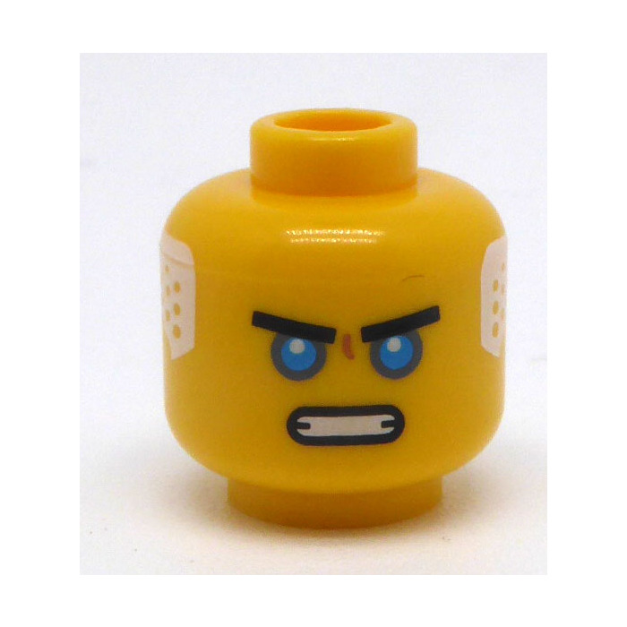 LEGO Zane (Movie) with Hair Minifigure Head (3626 / 35213) | Brick Owl